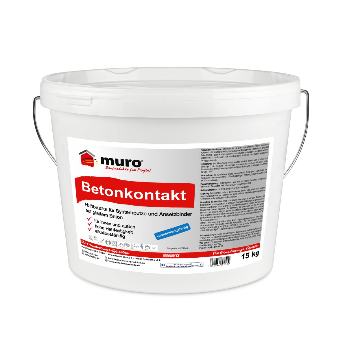 Betonkontakt gebrauchsfertig / 20 kg, 30,00